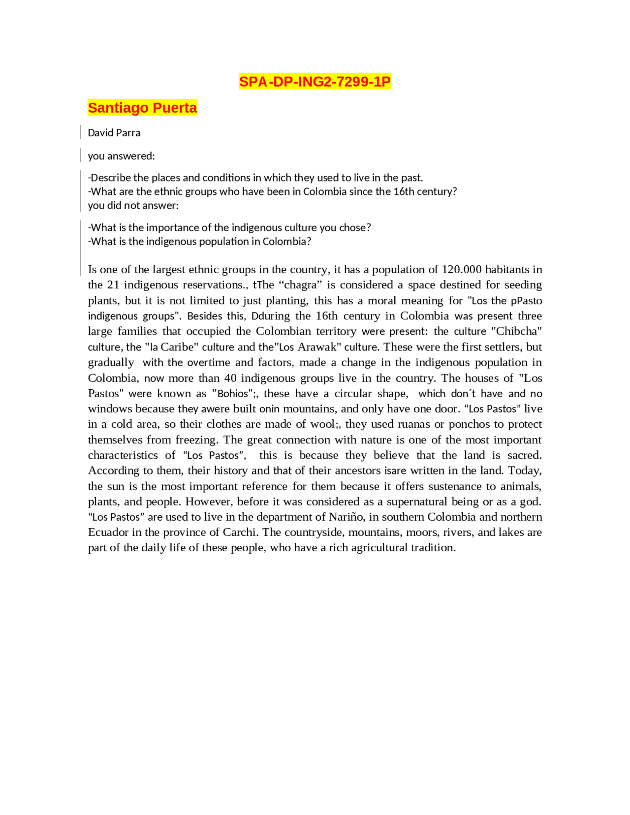 The Indigenous Cultures of Colombia: A Glimpse into the Pasto People ...