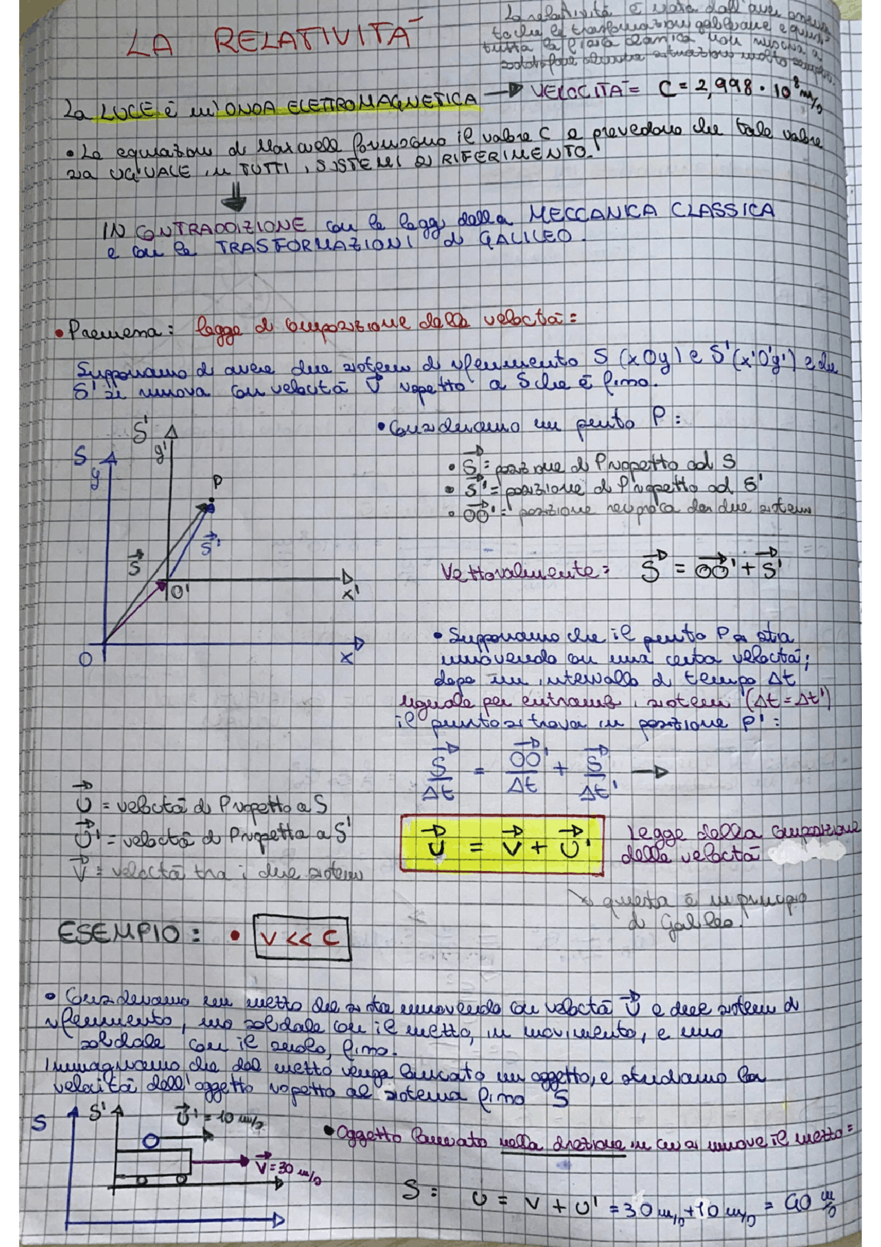 Relatività Di Einstein Dilataione E Contrazione Di Tempo E Lunghezza