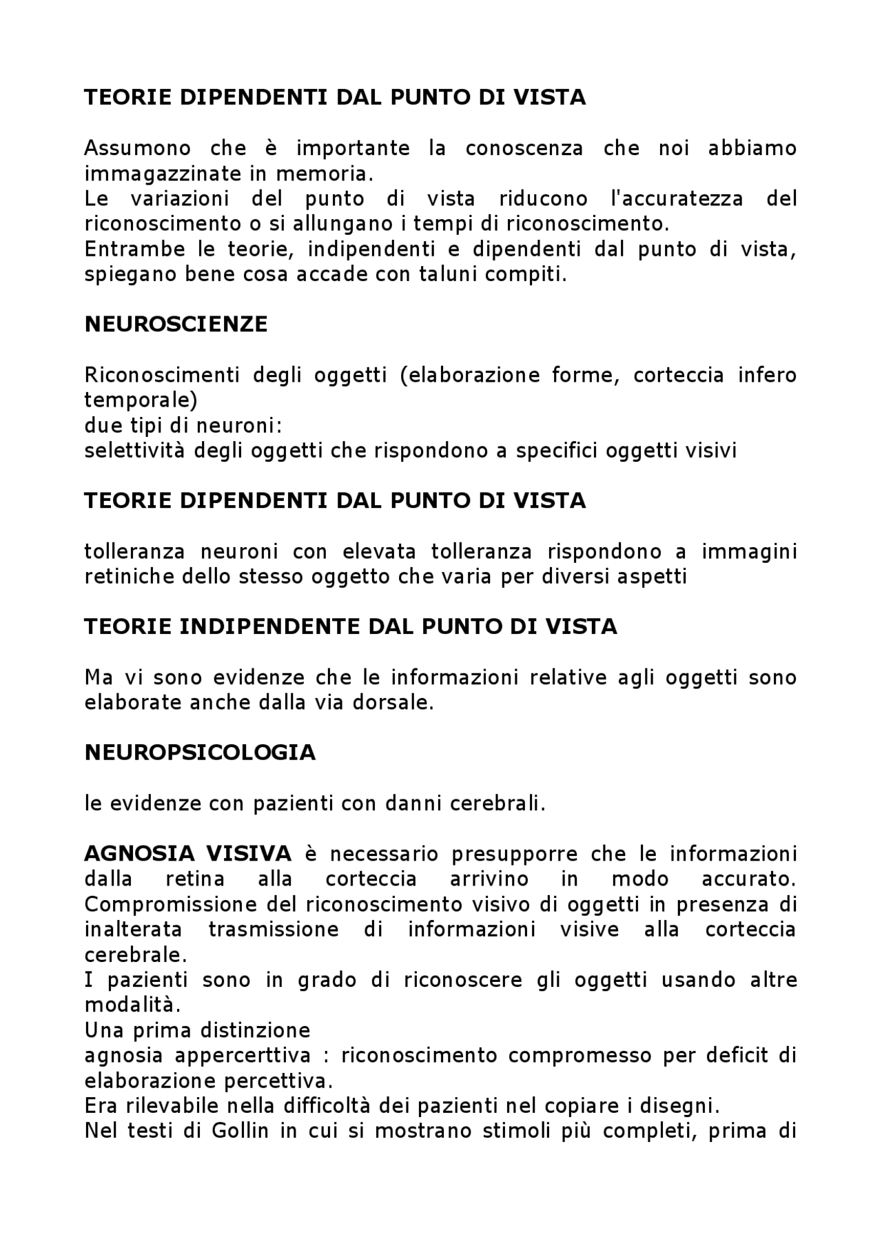 Teoria Del Punto Di Vista