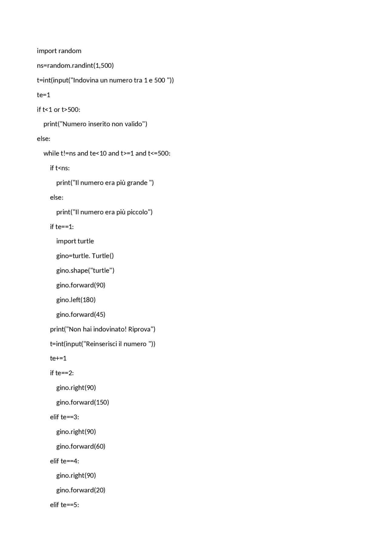 Python esercizio numero segreto indovina il numero | Esercizi di ...