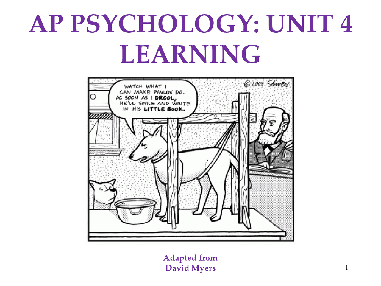 AP PSYCHOLOGY: UNIT 4 LEARNING | Study Guides, Projects, Research ...