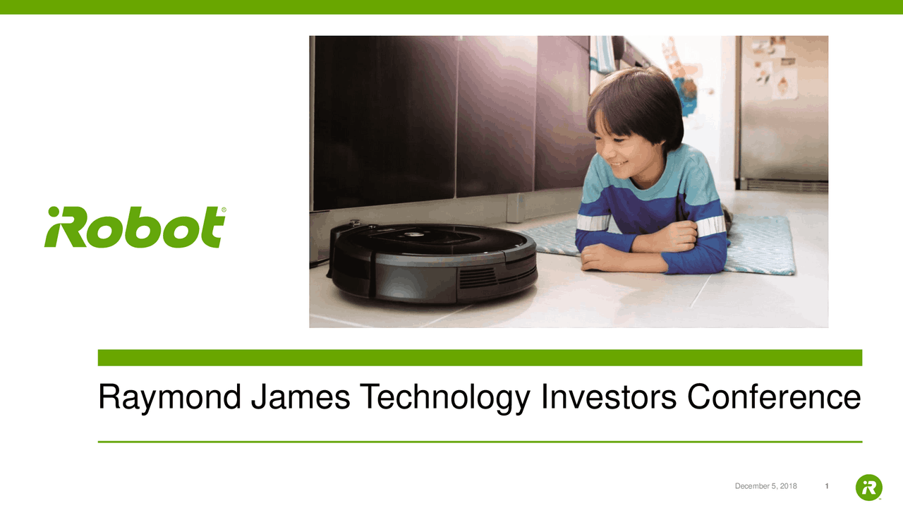 iRobot's Tech Investors Conference: Robotic Vacuum Cleaners Market ...