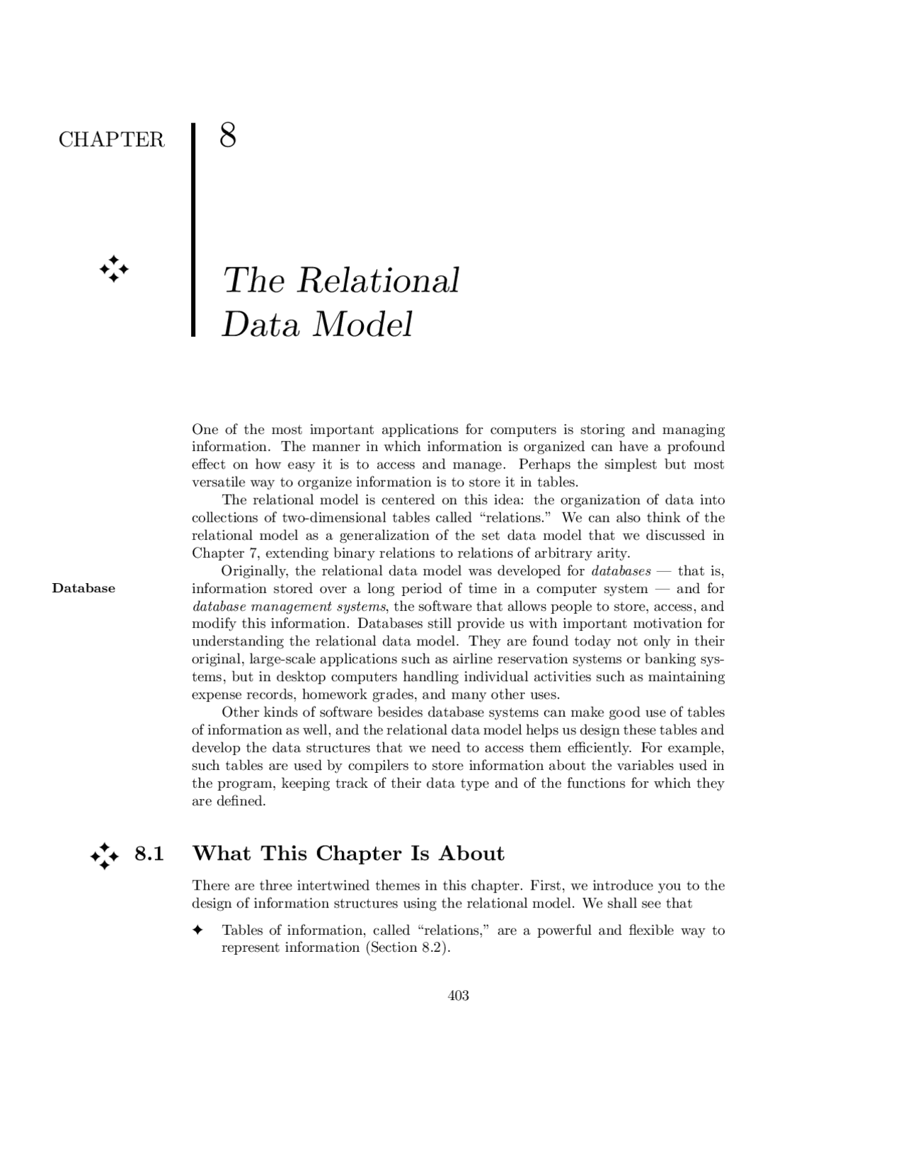 8 The Relational Data Model Schemes And Mind Maps Algebra Docsity