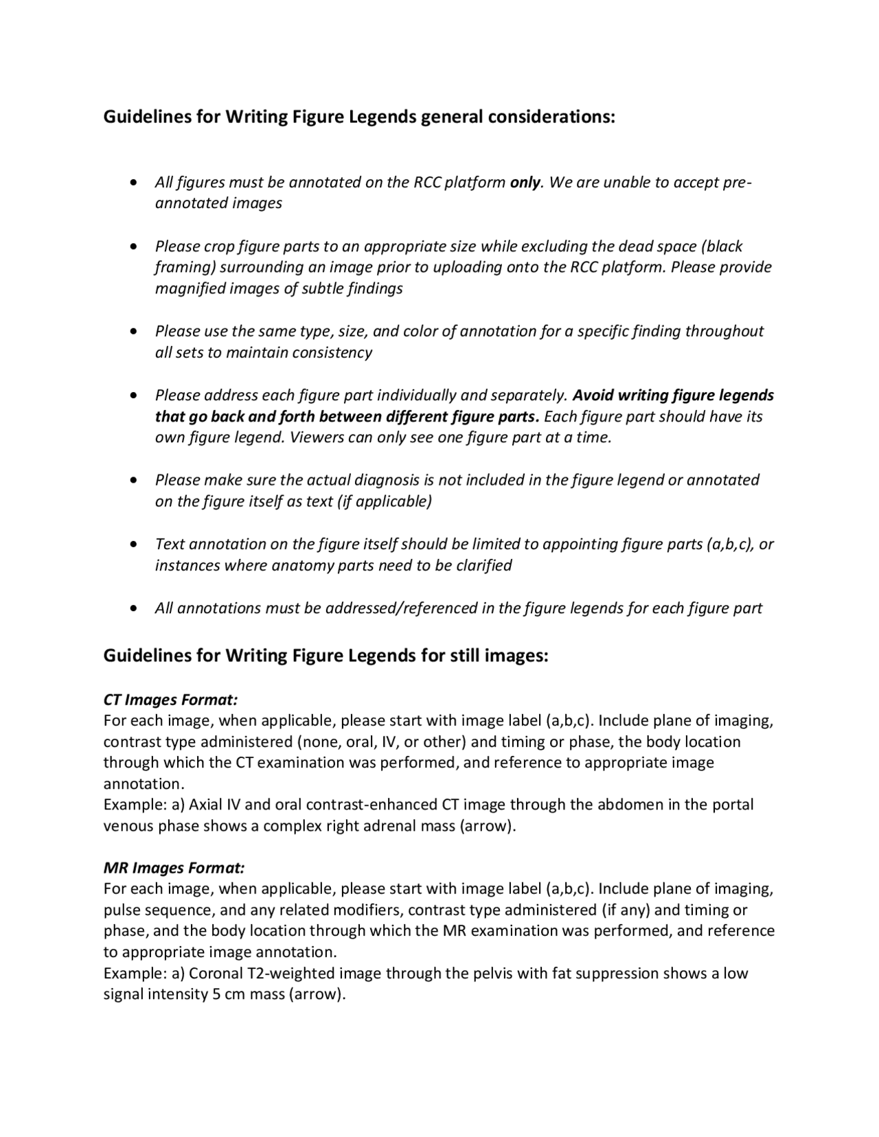 Guidelines for Writing Figure Legends: Image Annotation | Lecture notes ...