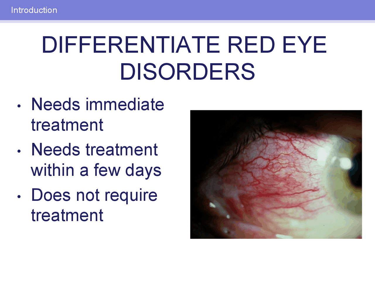 Red Eye Disorders: Types, Causes, and Treatment | Study notes History ...