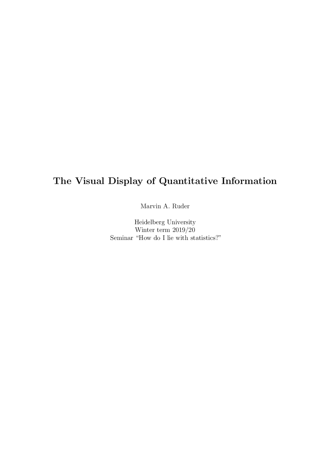 The Visual Display of Quantitative Information | Schemes and Mind Maps ...