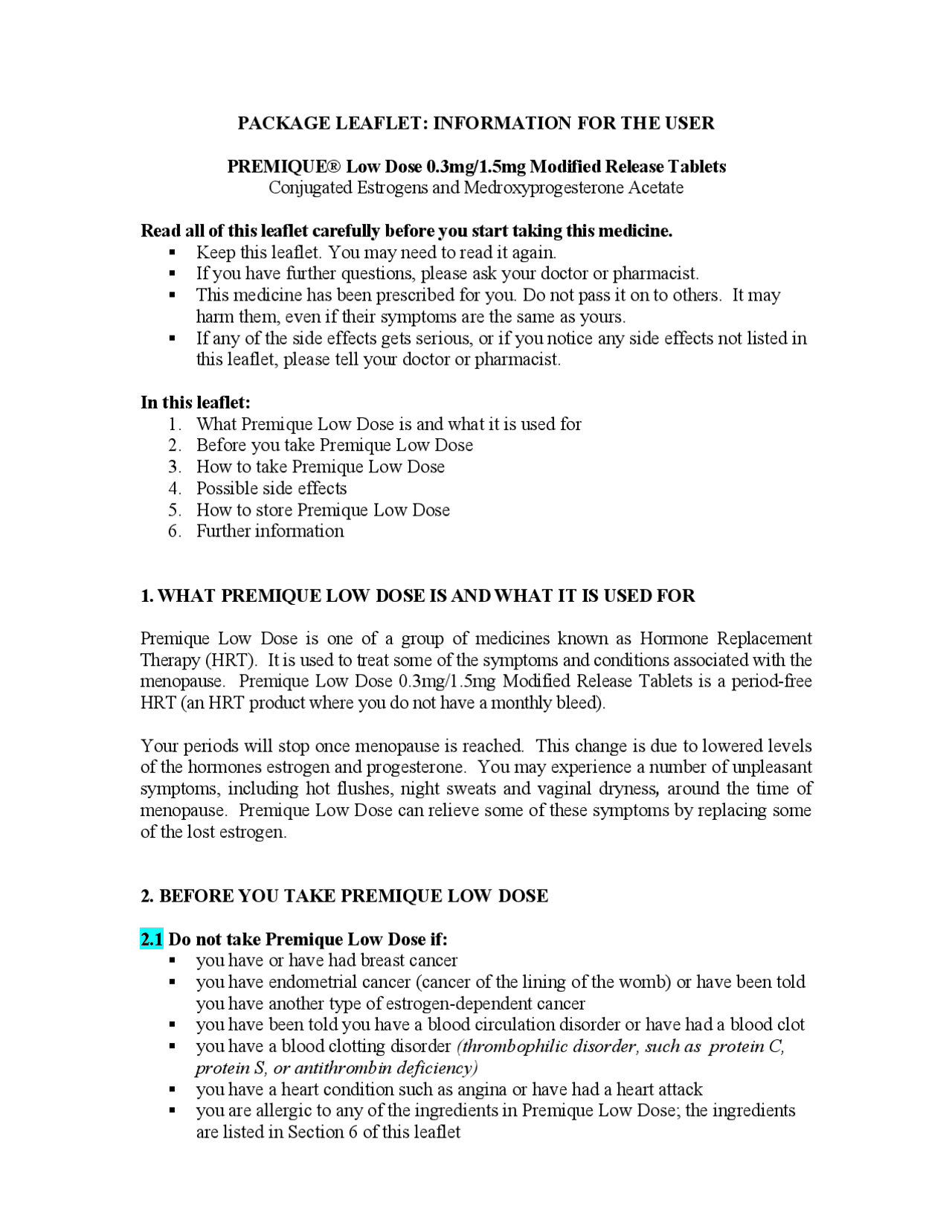 Premique Low Dose: Uses, Dosage, Side Effects, and Precautions | Study ...