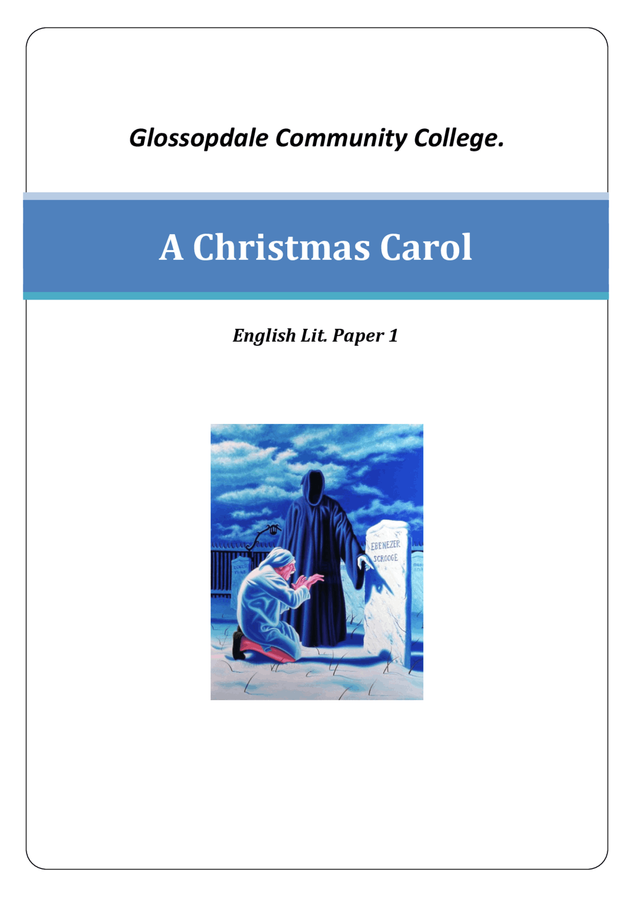 A Christmas Carol | Summaries Business | Docsity