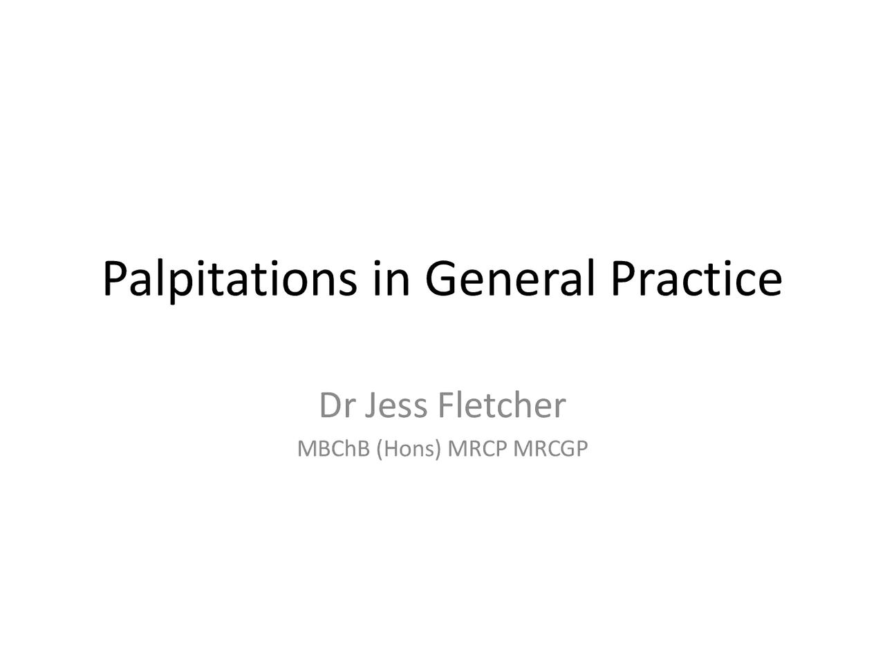 Understanding Palpitations: Causes, Evaluation, and Management | Study ...