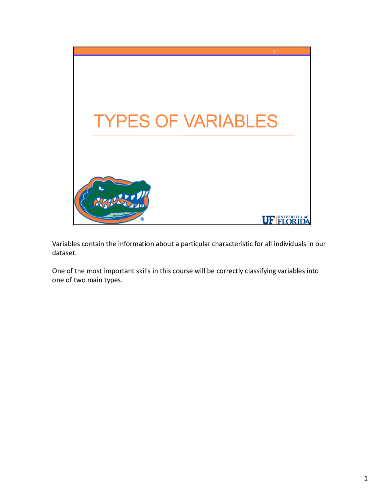 Variables contain the information about a particular ... | Study notes ...
