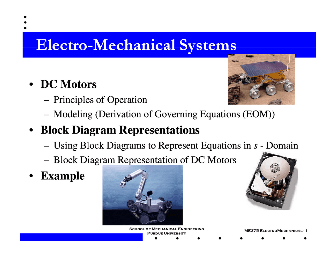 ElectroMechanical Systems.pdf | Study notes Electromechanical Systems ...
