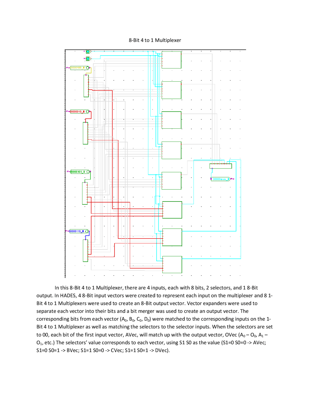 8 Bit 4 To 1 Multiplexer Exams Logic Docsity