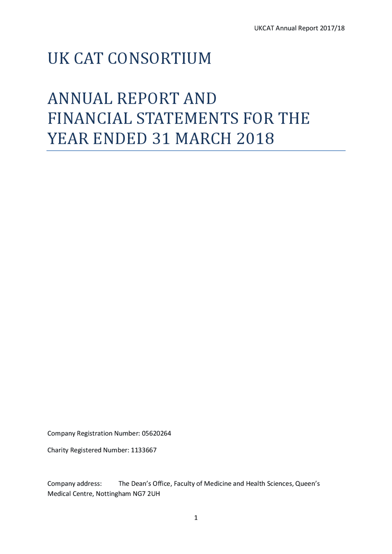 UKCAT Annual Report 2017/18: Gender, Ethnicity, and Performance ...