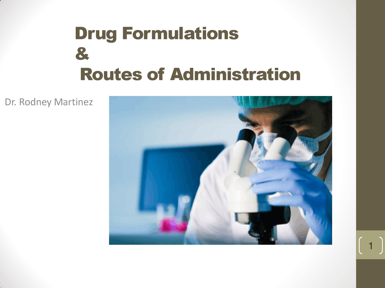 Drug Formulations & Routes of Administration | Lecture notes Pharmacy ...