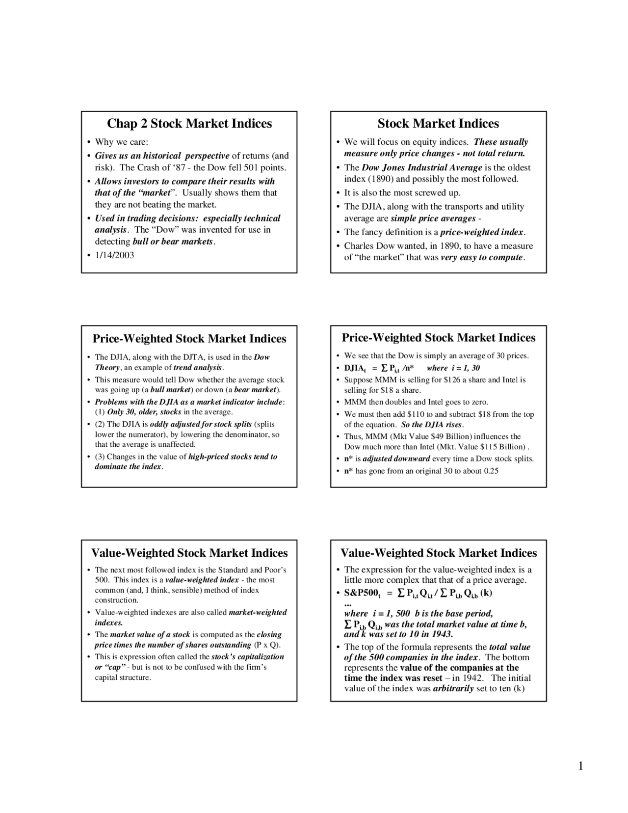 Understanding Stock Market Indices: Price-Weighted vs Value-Weighted ...