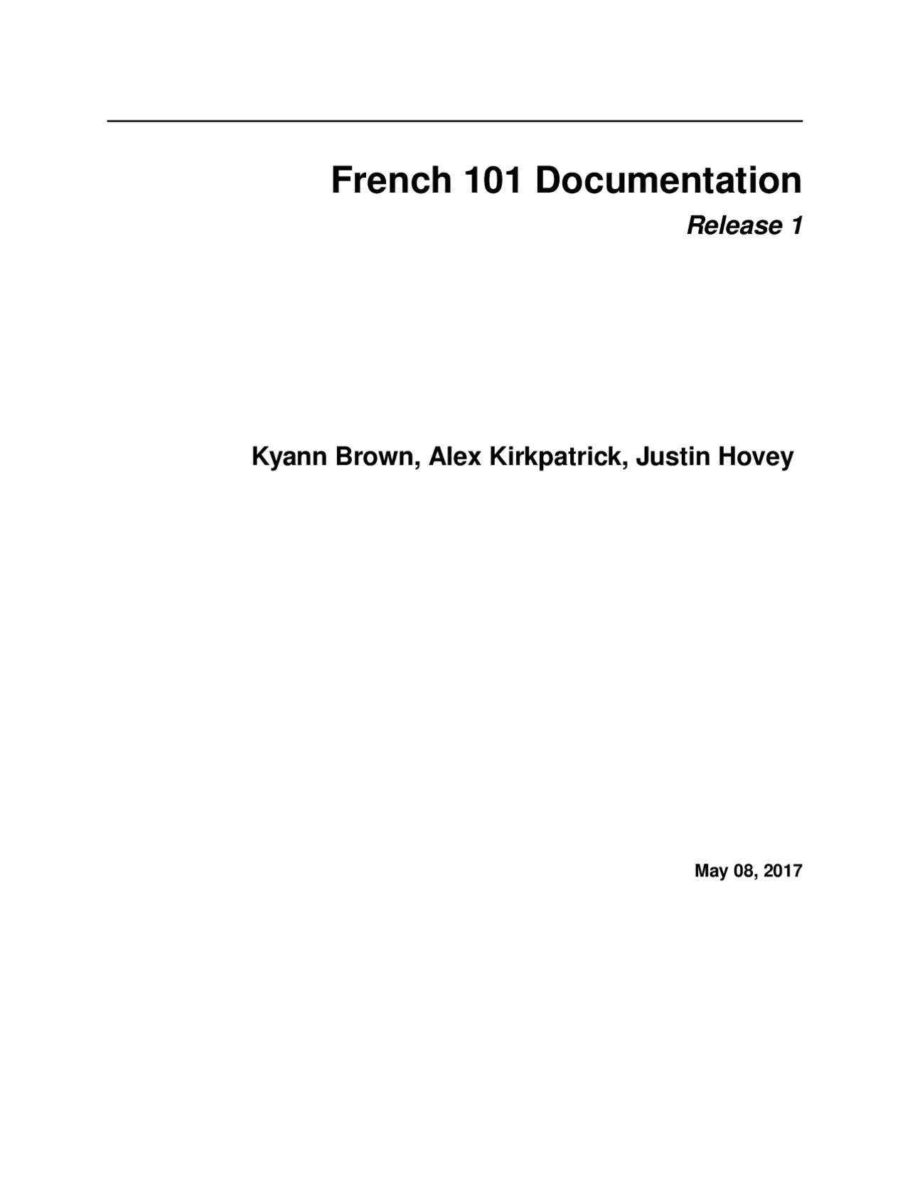 French 101 Documentation Lecture Notes French Docsity