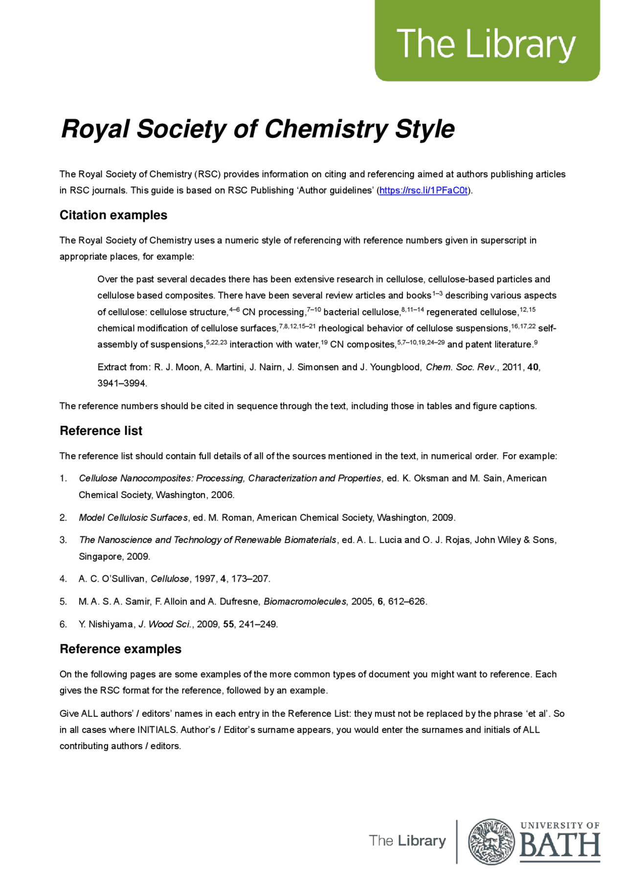Royal-society-chemistry-style-guide.pdf | Slides Chemistry | Docsity