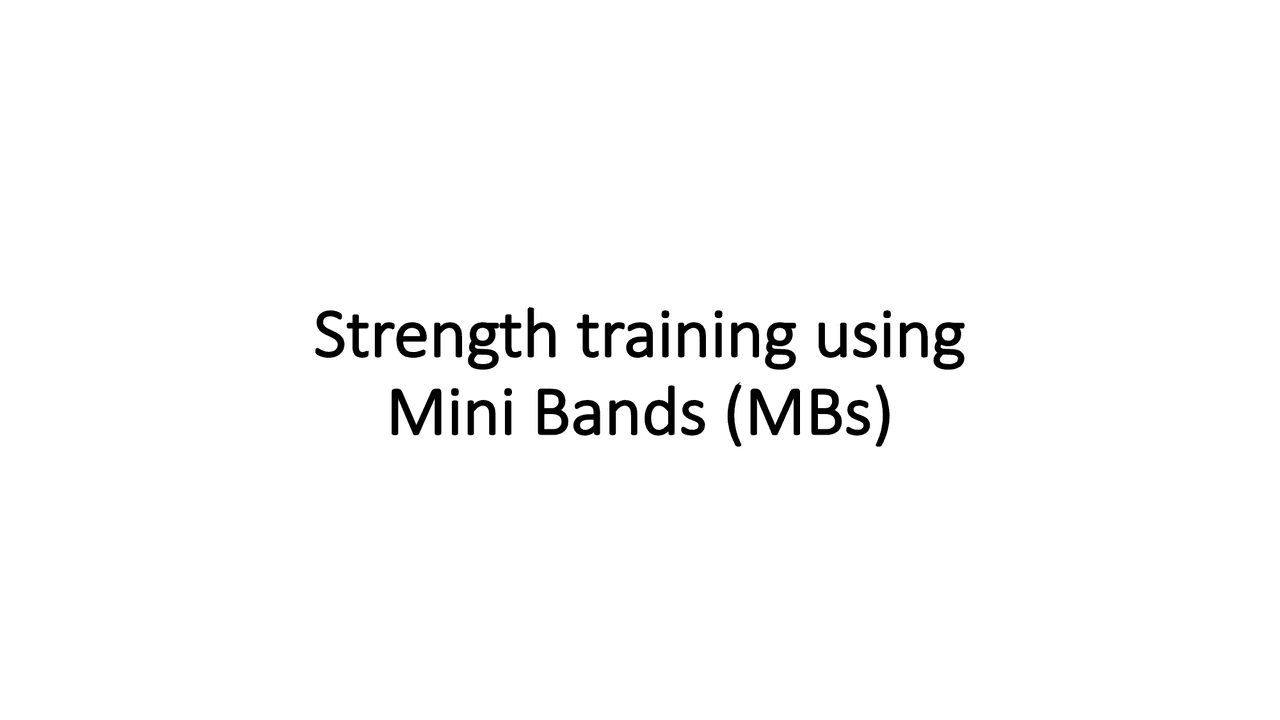 Mini band exercises | Study notes Physical Activity and Sport Sciences ...