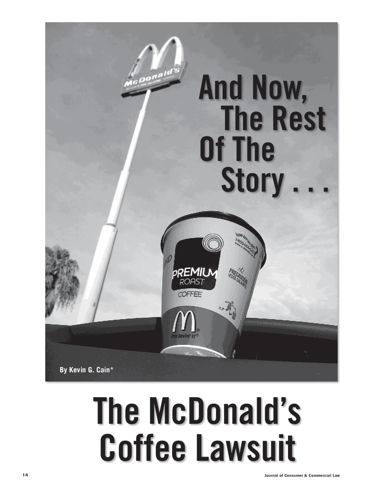 The McDonald's Coffee Lawsuit | Apuntes Derecho | Docsity