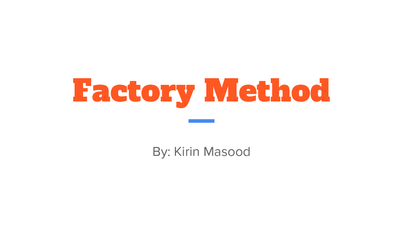 Factory Method | Study notes Design | Docsity