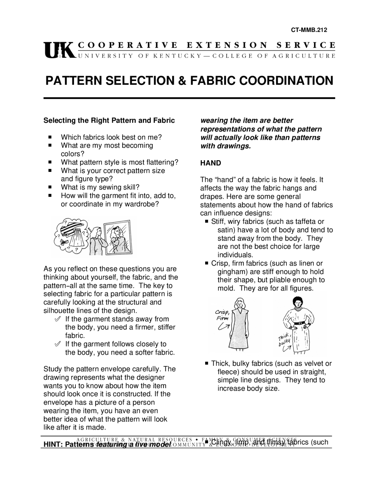 Fabric and Pattern Coordination: A Guide for Selecting the Right Fabric and Pattern | Study ...