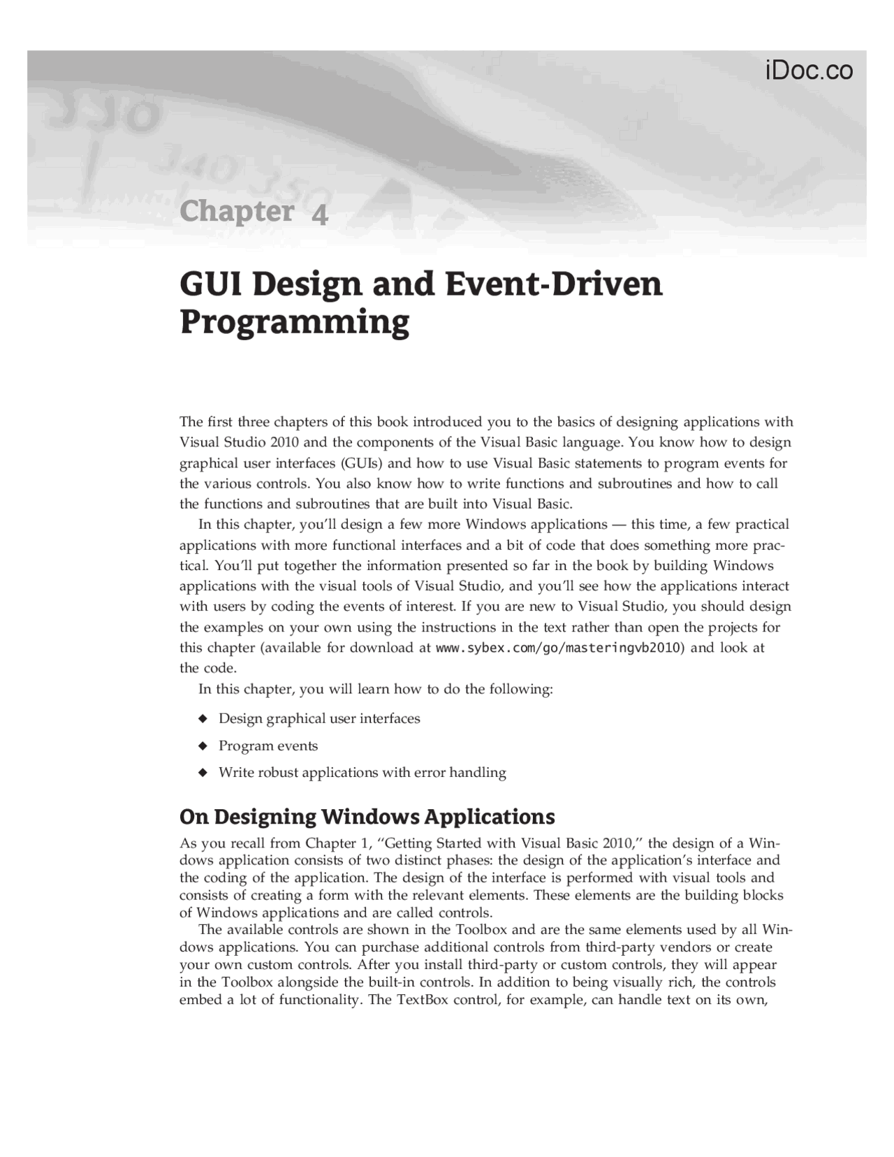 Gui Design And Event Driven Programming Schemes And Mind Maps Design