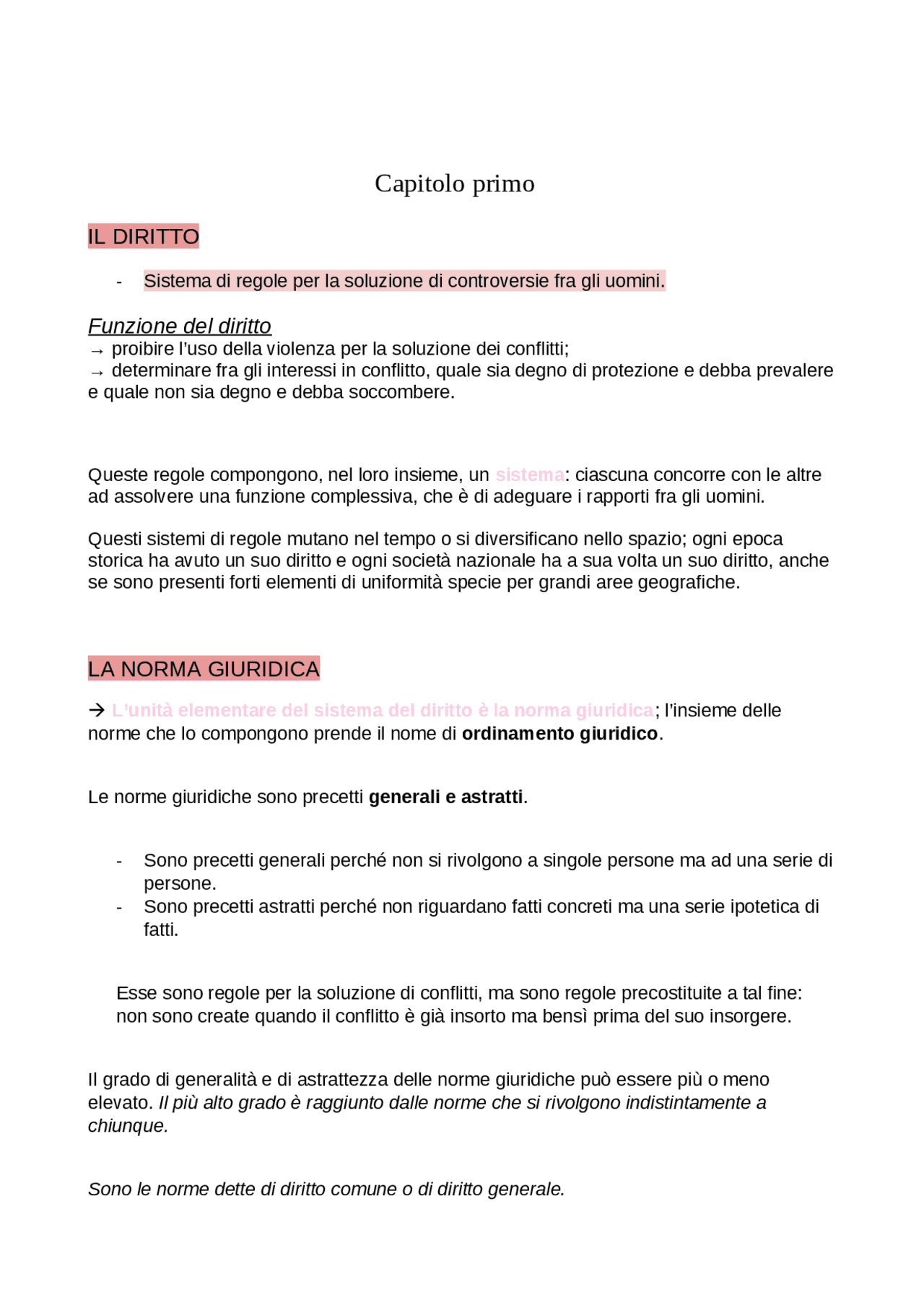 Appunti esaustivi di diritto privato, programma completo per affrontare esame orale | Appunti di ...