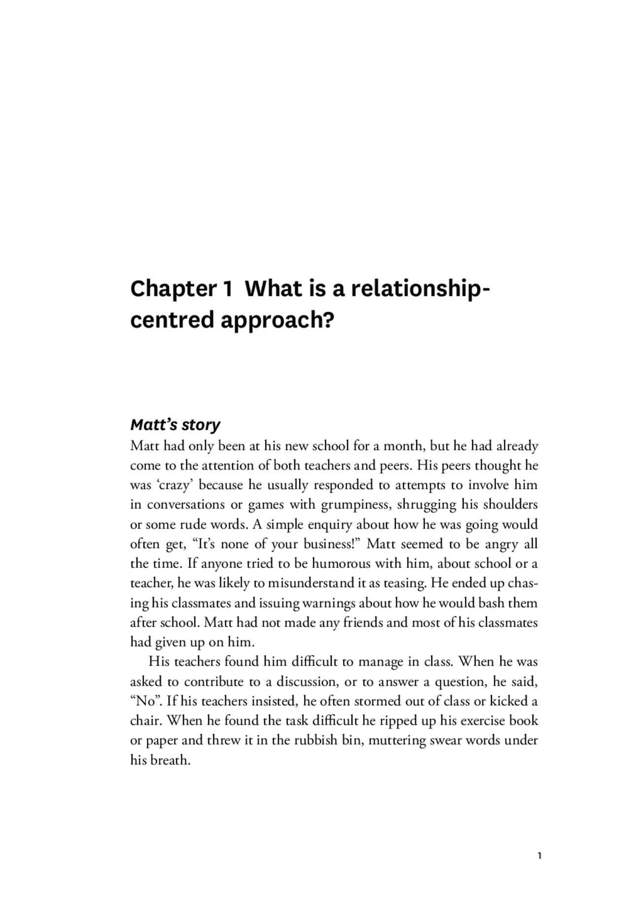 Chapter 1 What is a relationship- centred approach? | Schemes and Mind ...