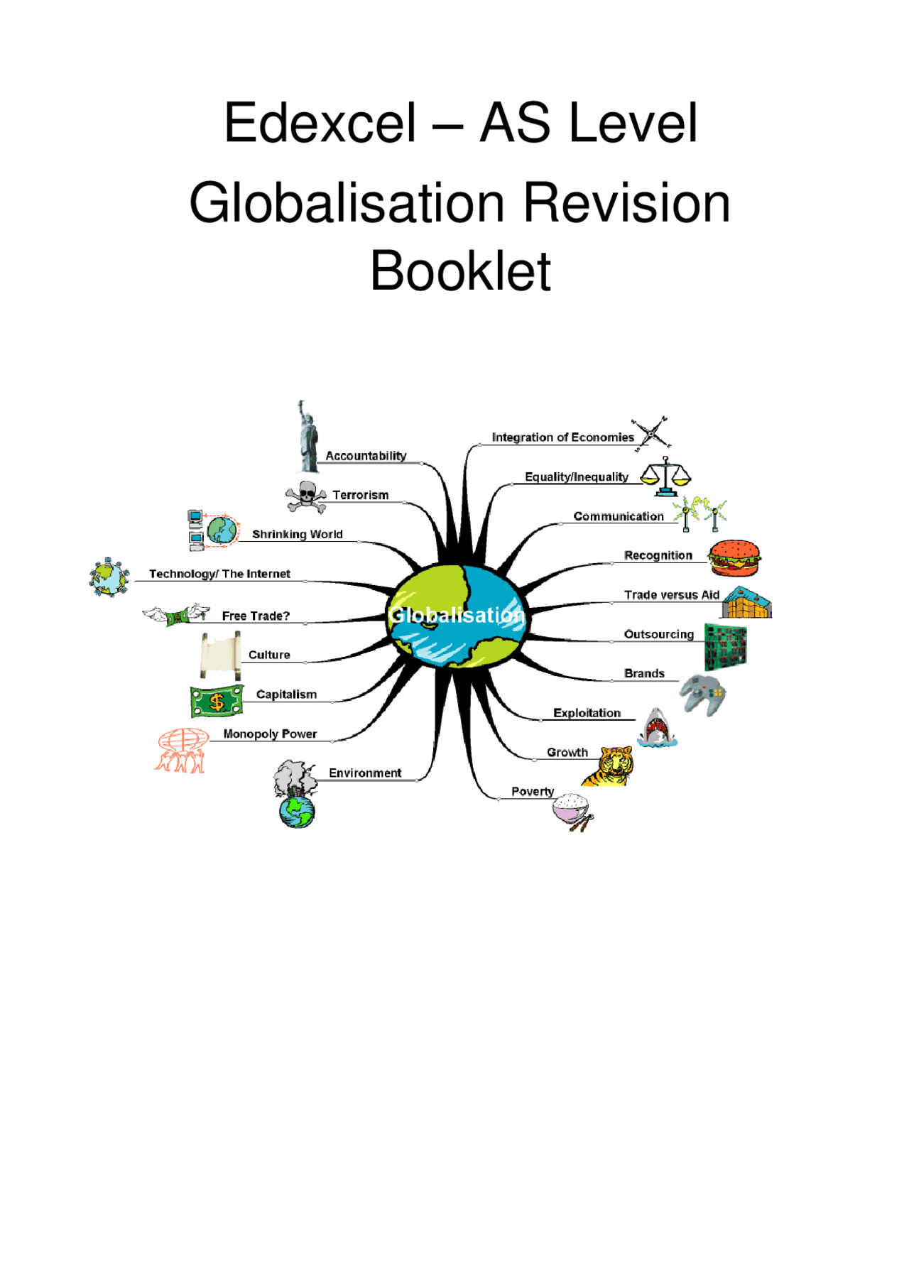 Edexcel – AS Level Globalisation Revision Booklet | Schemes and Mind ...