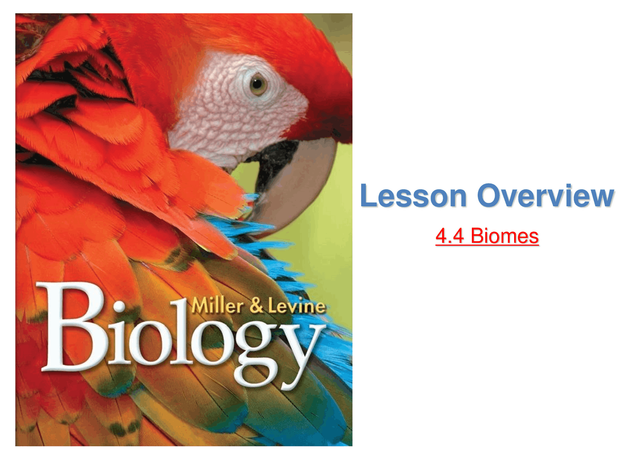 4.4 Biomes | Study Guides, Projects, Research Biomaterials | Docsity