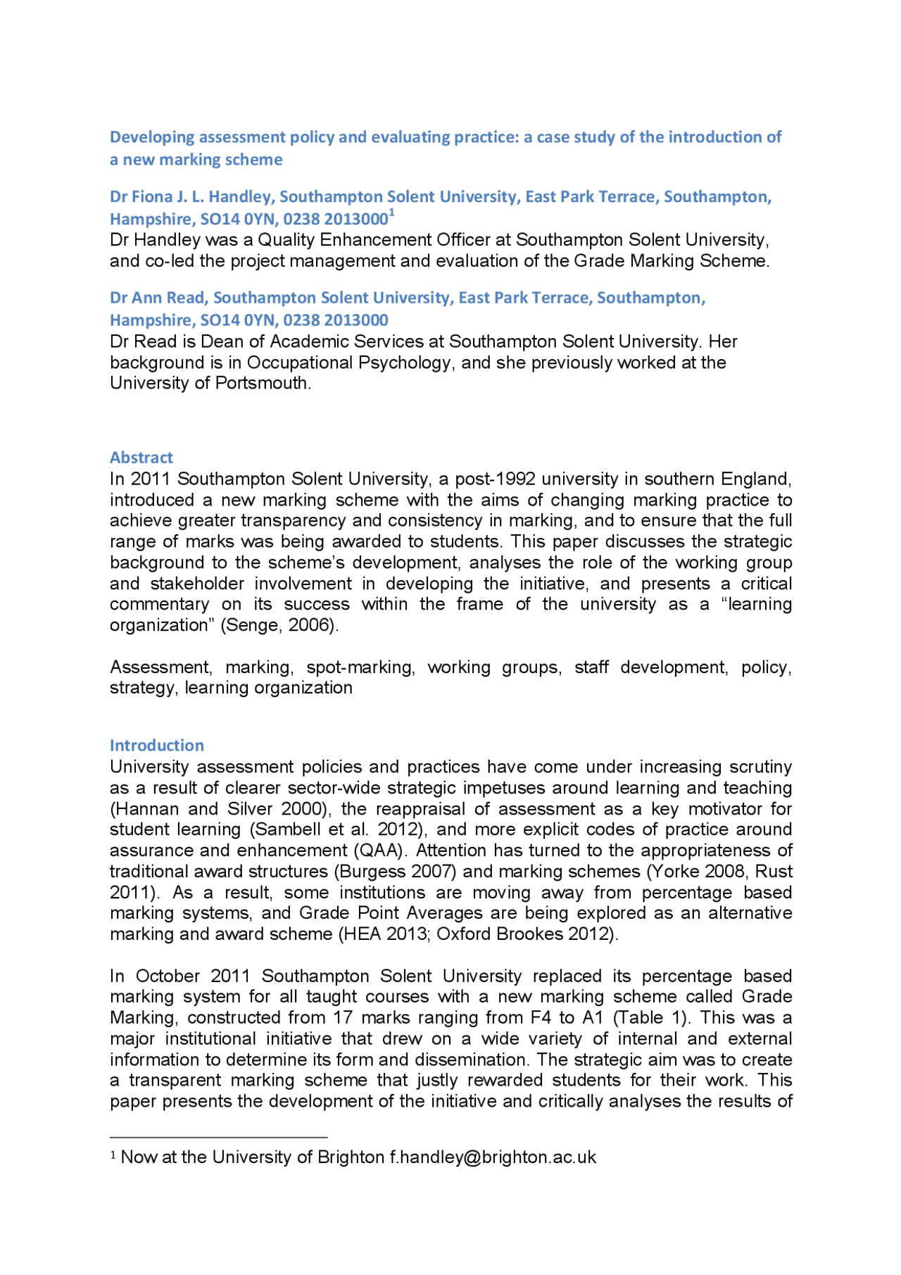 Developing Assessment Policy And Evaluating Practice Exams Project