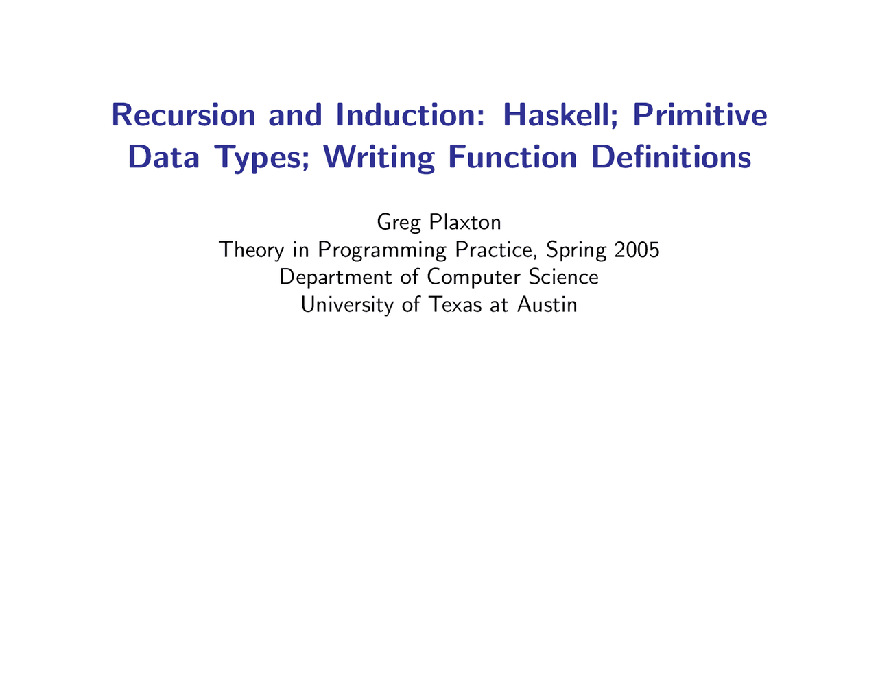 Haskell Primitive Data Types Writing Function Definitions Schemes And Mind Maps Functional