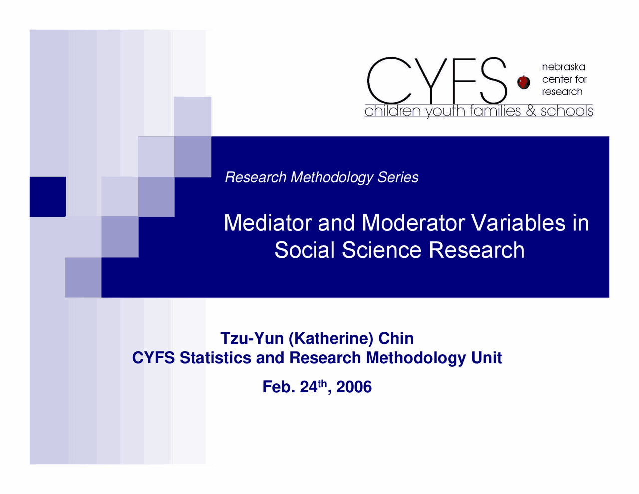 Mediator and Moderator Variables in Social Science Research | Schemes ...