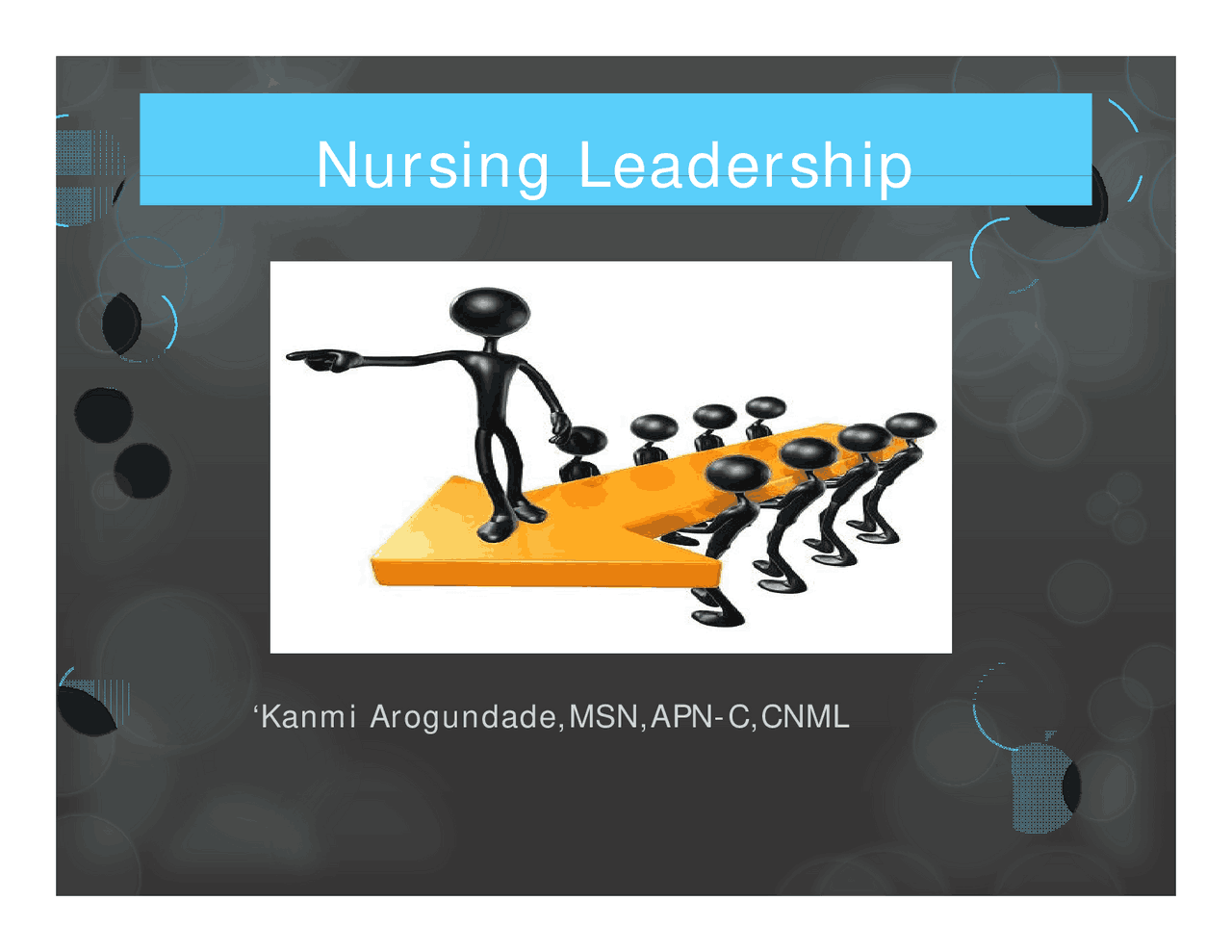 Nursing Leadership | Lecture notes Nursing | Docsity