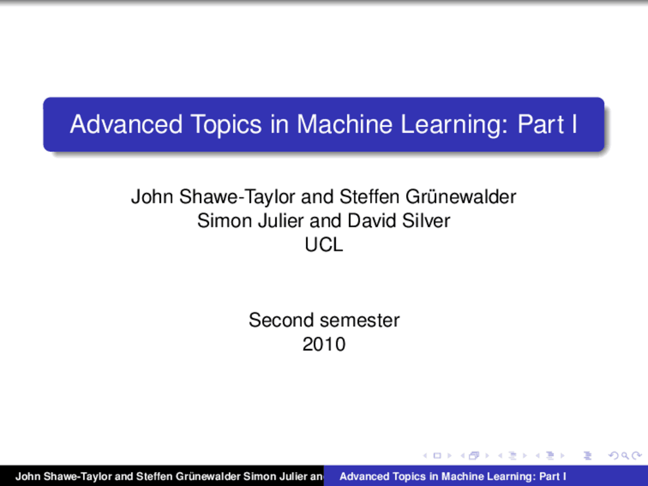 Advanced Topics in Machine Learning: Part I - UCT and Gaussian Process Bandits | Study Guides ...
