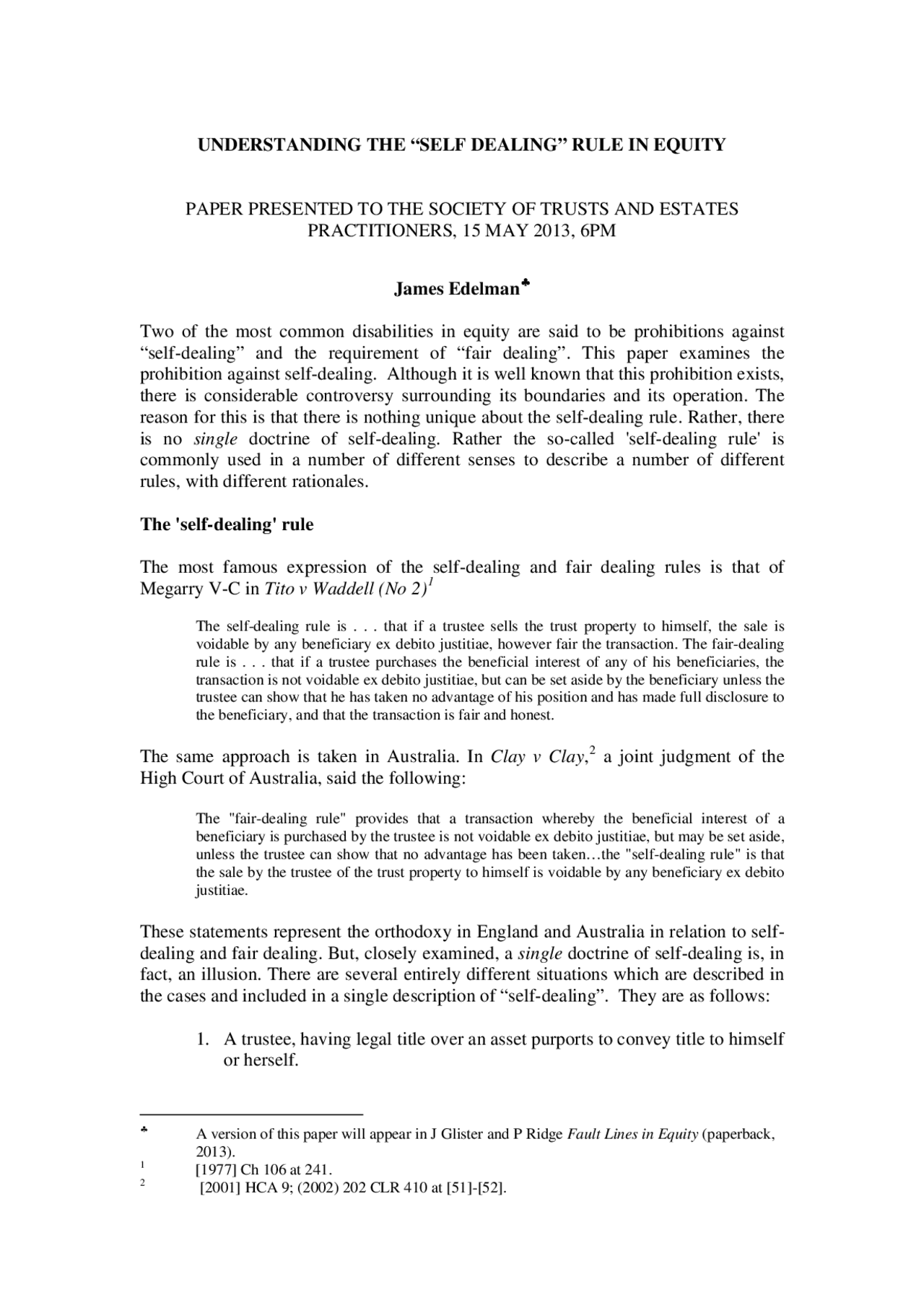 Unauthorized Transactions and Trustee Obligations: Analyzing Self-Dealing by Directors | Lecture ...