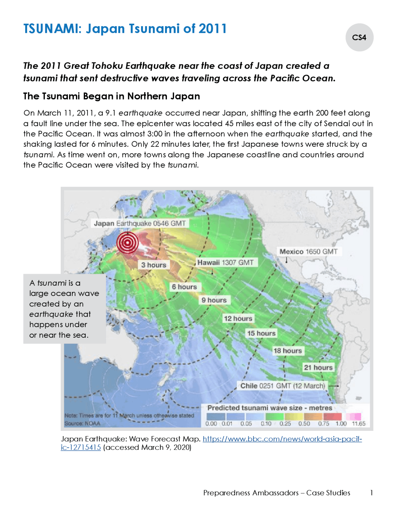 Japan Tsunami of 2011 | Slides Japanese | Docsity