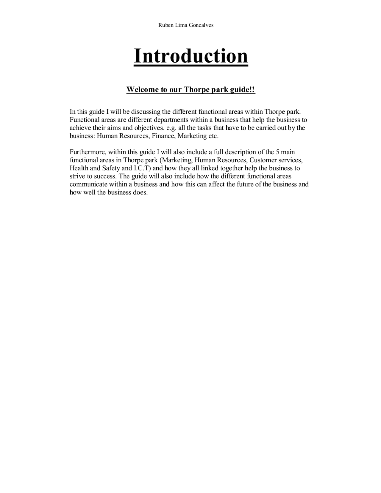 Introduction | Exams Marketing | Docsity