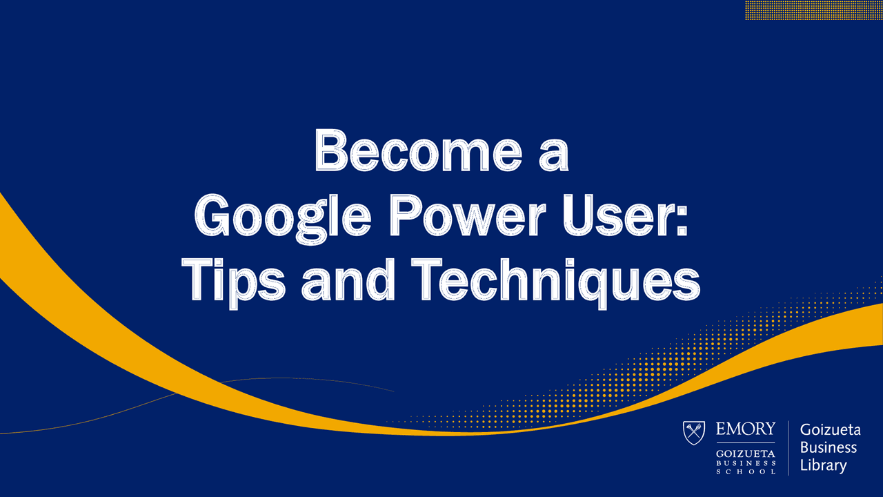 Google Power Search: Tips and Techniques for Effective Research ...