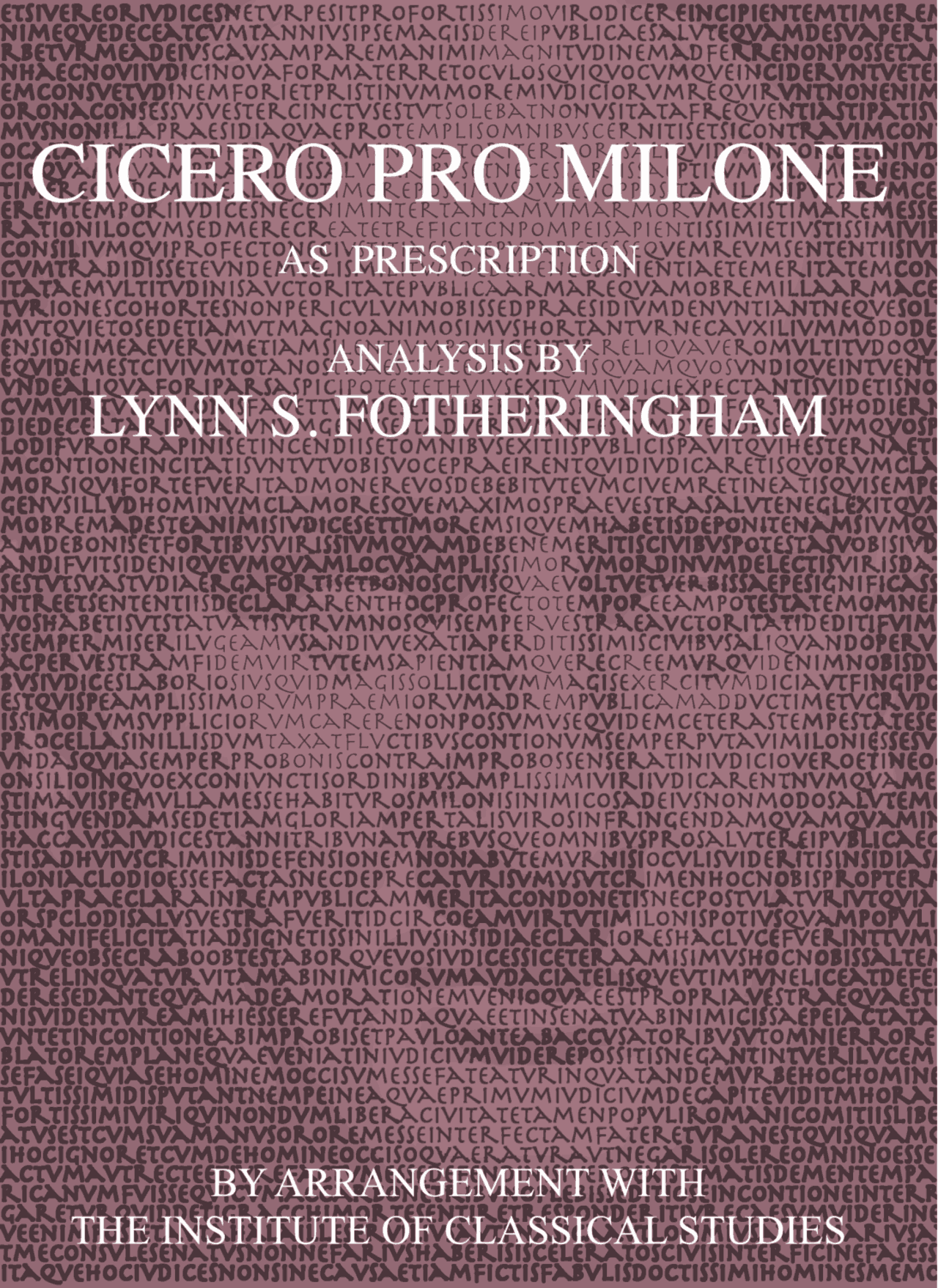 Analysis of a Latin Text: The Case of Clodius and Milo | Notas de aula ...