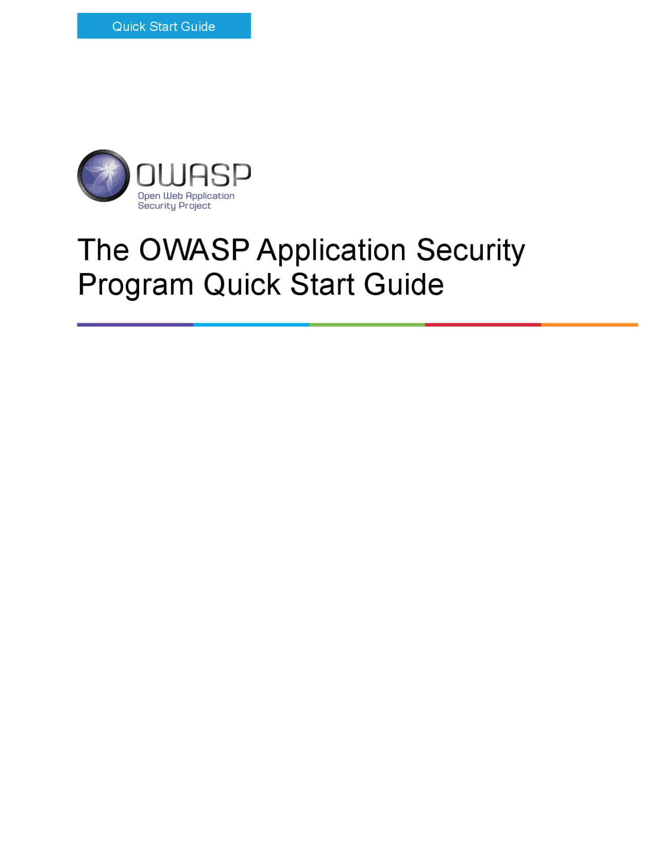OWASP AppSec Program: 5-Day Quick Start Guide for App Security Setup | Exercises Business | Docsity