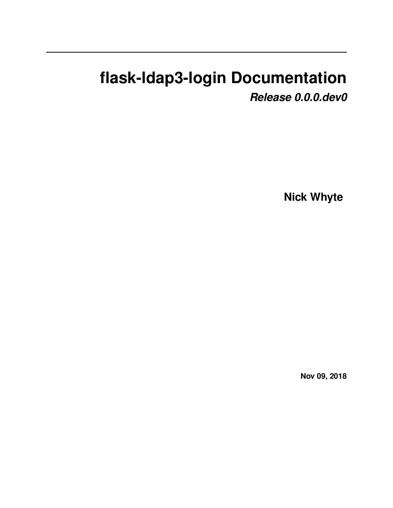 Flask Ldap3 Login Documentation Exercises Network Programming Docsity