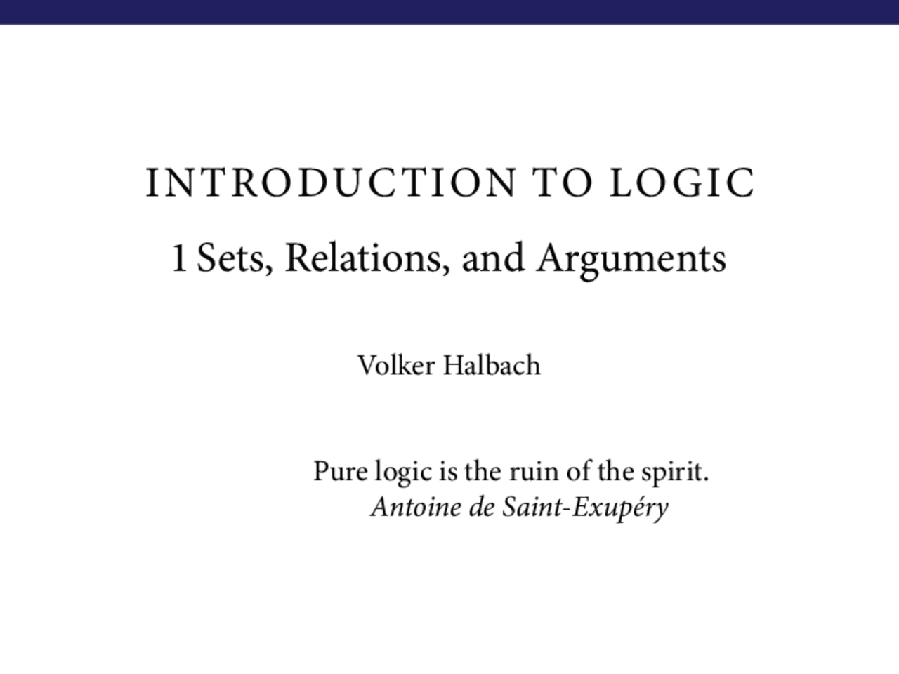 Introduction To Logic Sets Relations And Arguments Summaries Logic 0942