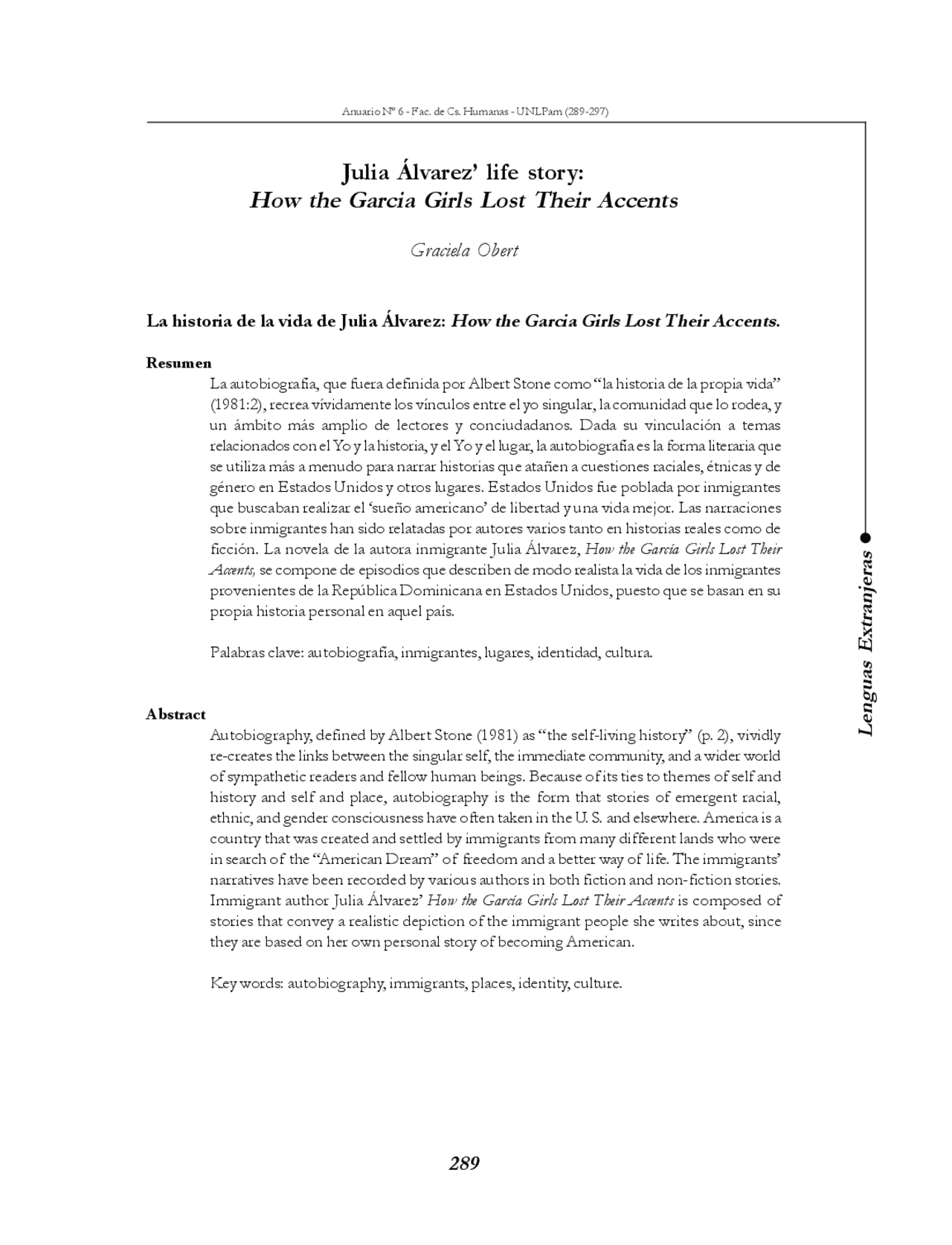 Julia Álvarez' life story: How the Garcia Girls Lost Their Accents ...