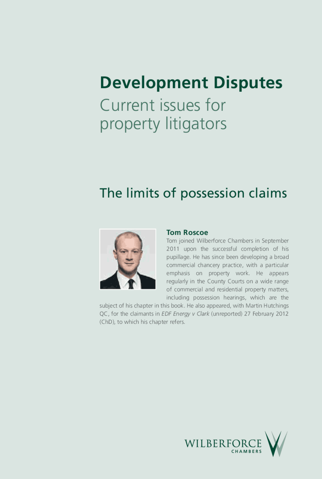 The limits of possession claims | Development Disputes | Study notes ...