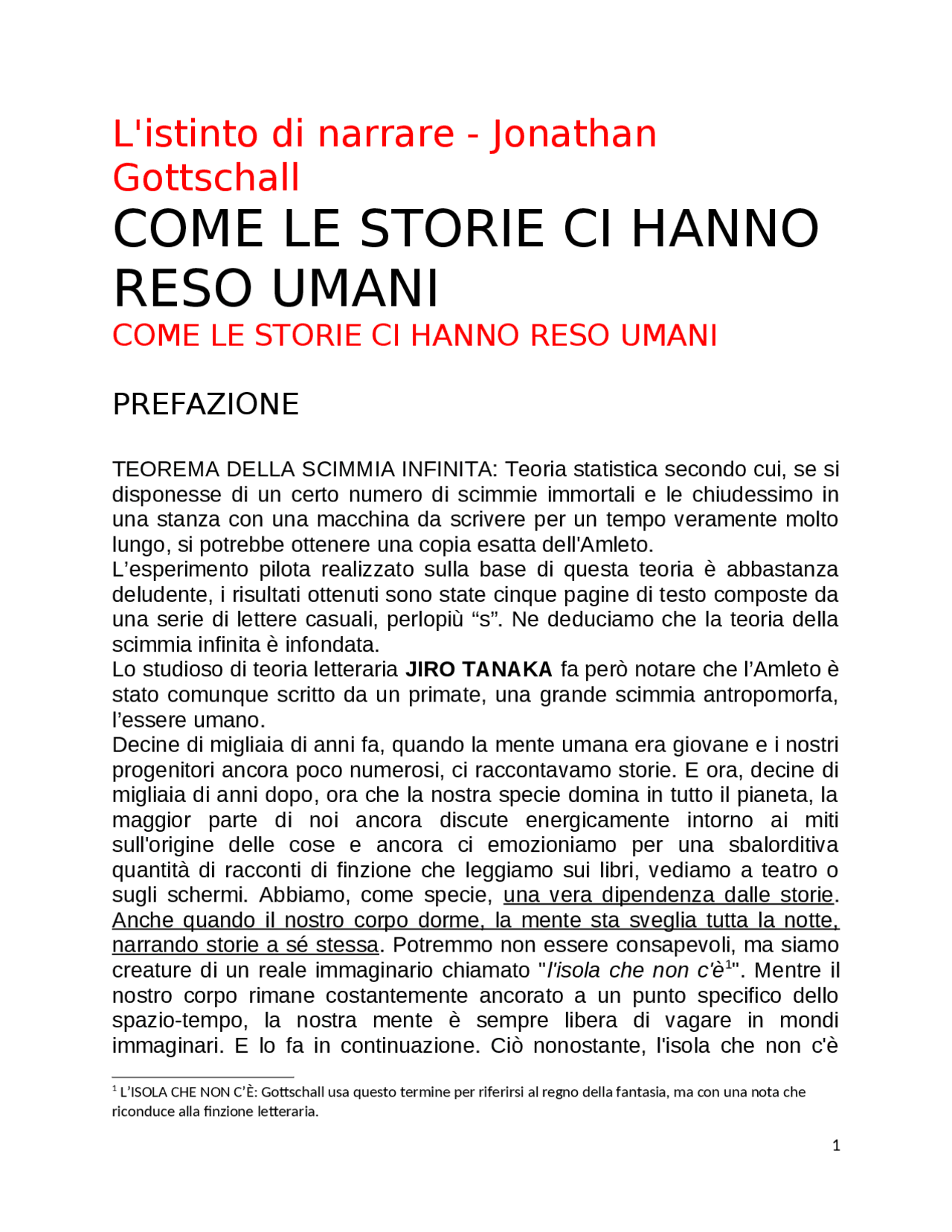 Listinto Di Narrare Riassunto Completo Appunti Di Letteratura