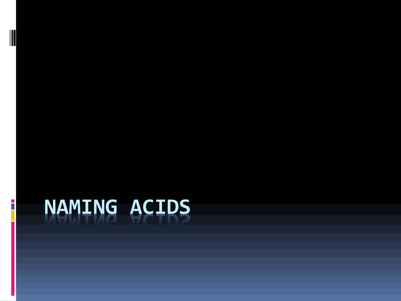 Naming Acids A Comprehensive Guide For High School Chemistry Lecture