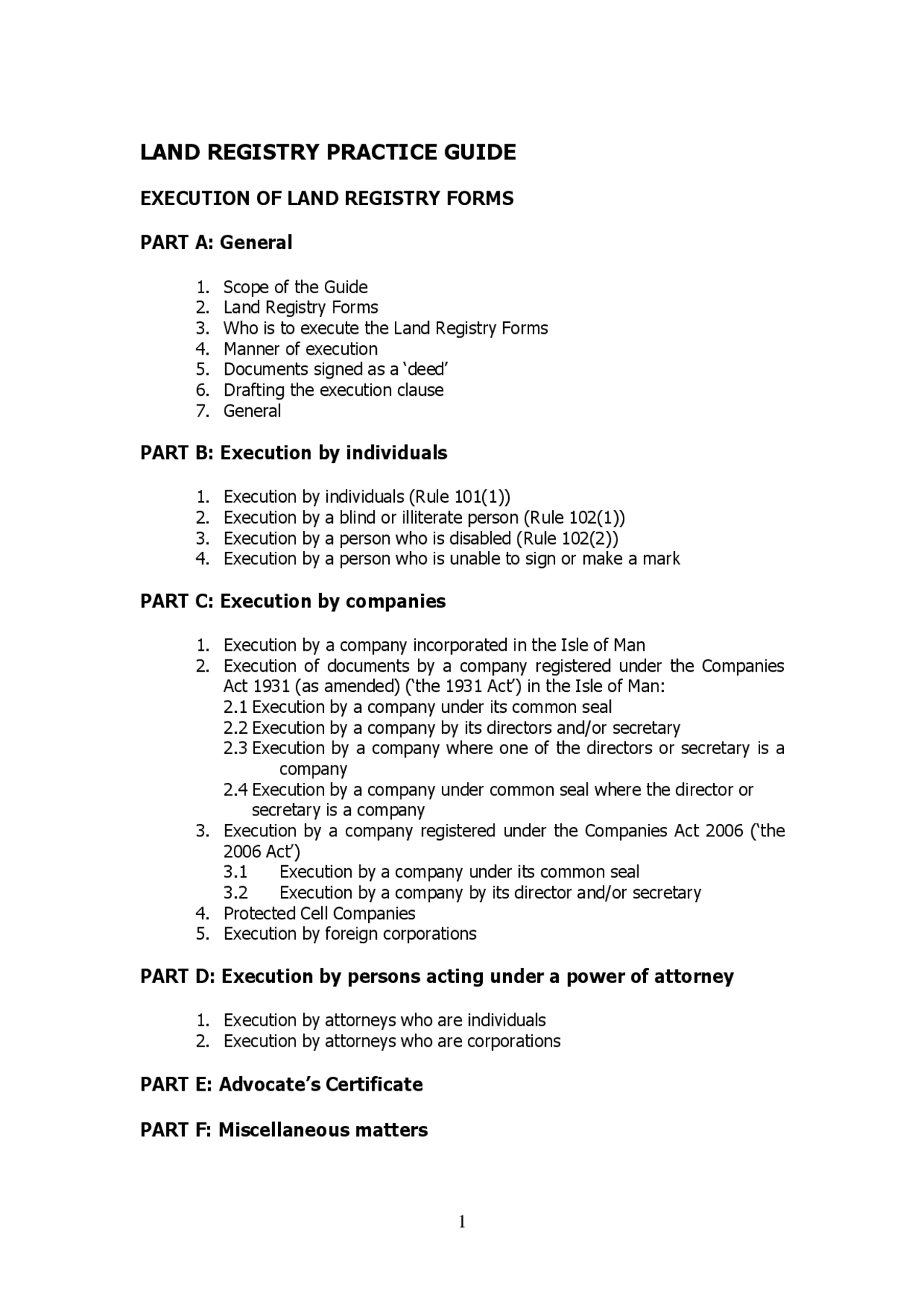 Practice Guidance Execution Of Documentspdf Lecture Notes Acting