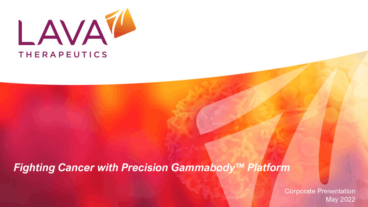 Fighting Cancer With Precision Gammabody™ Platform Lecture Notes
