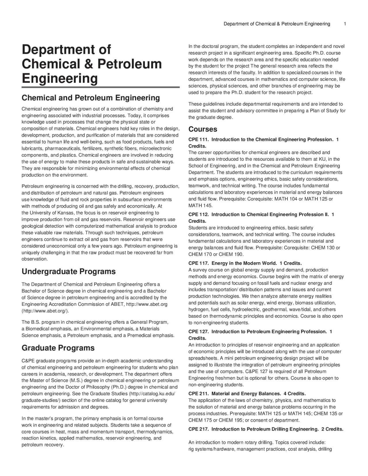Department of Chemical & Petroleum Engineering | Schemes and Mind Maps ...